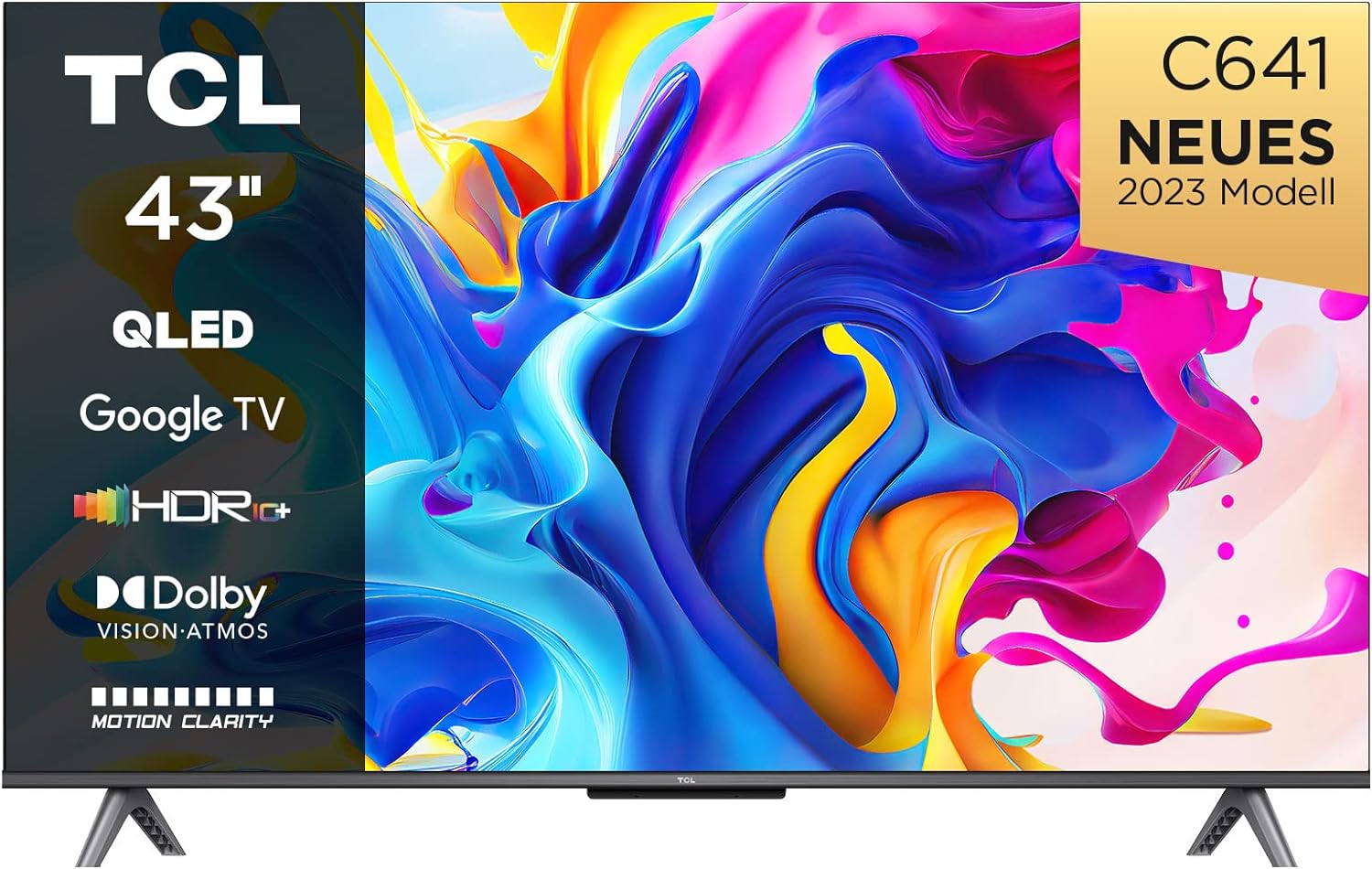 TCL C641 43 Zoll QLED 4K UHD Fernseher für 329€ 💸 | EasyDealz