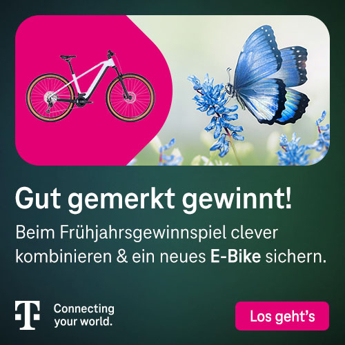 Telekom Frühjahrs-Gewinnspiel 🌷 e-Bike von Cube & weitere attraktive ...