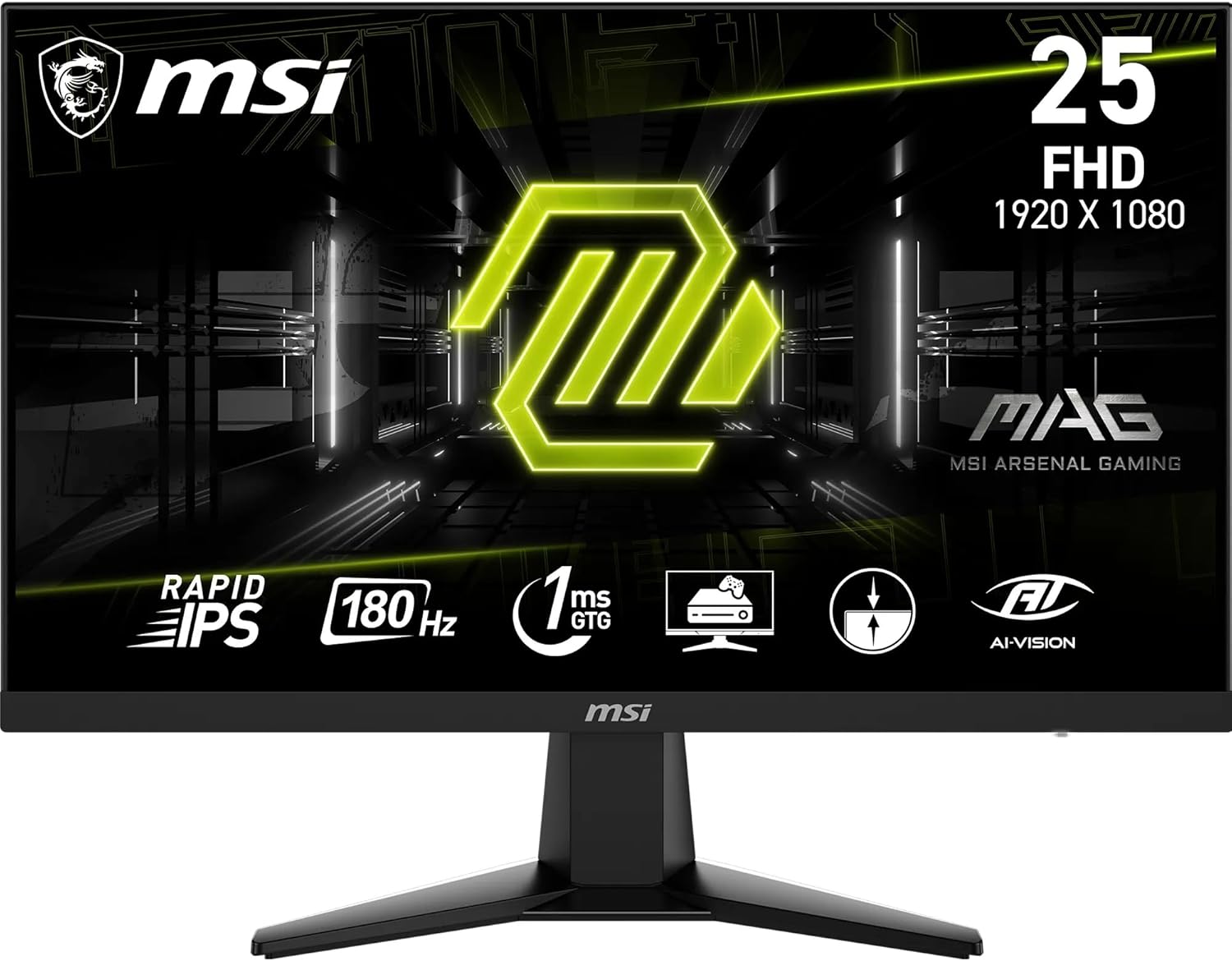 MSI MAG 256F 24,5 Zoll FHD Gaming Monitor für 79,99 Euro 💸 | EasyDealz