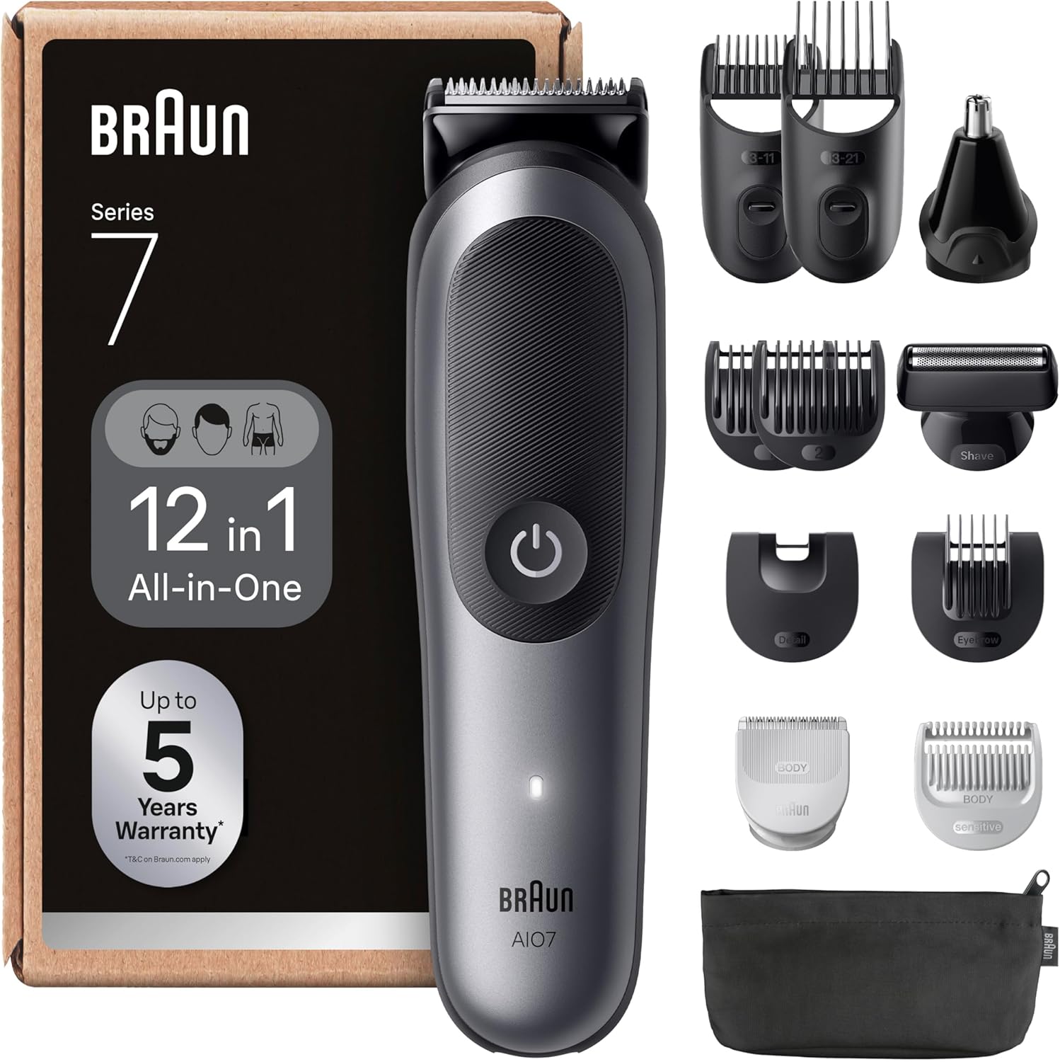 Braun All-in-One Series 7 - 12-in-1 Multigroom für 66,99 Euro 💸 | EasyDealz
