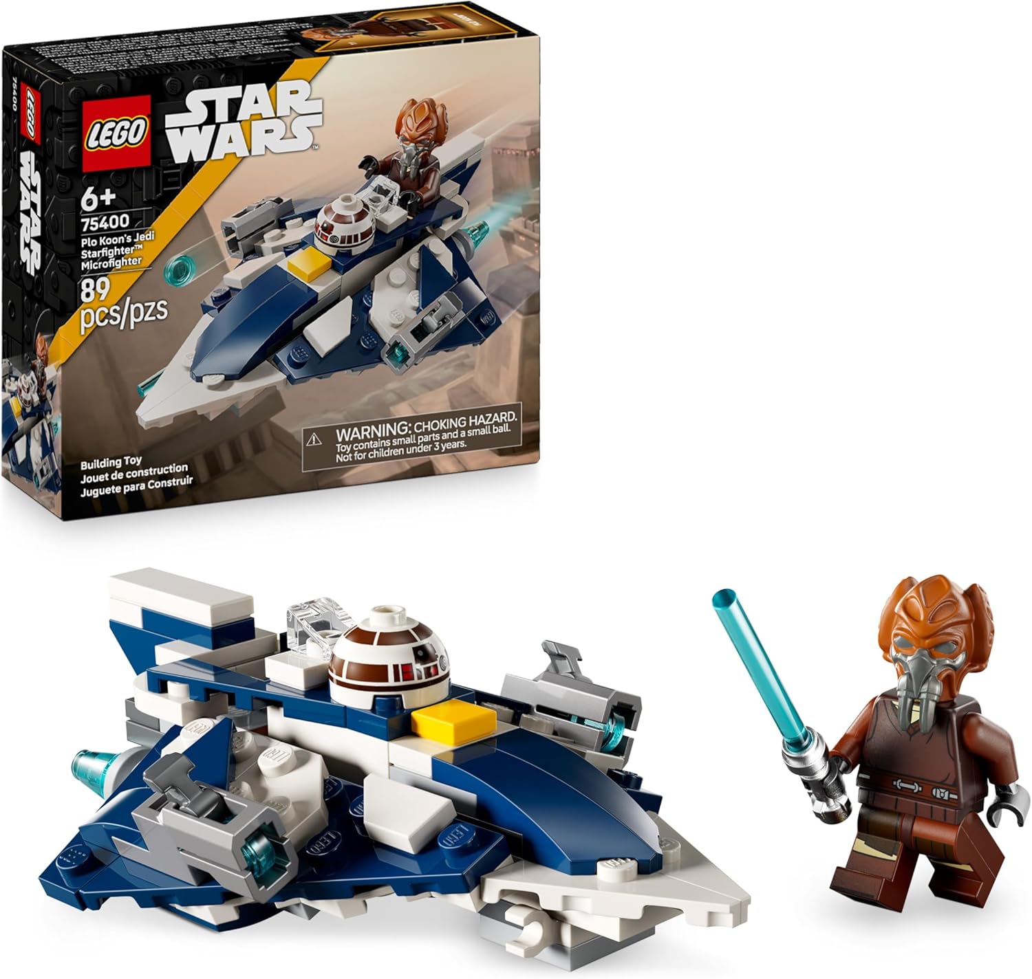LEGO Star Wars Set 75400 – Plo Koons Jedi Starfighter Microfighter für ...