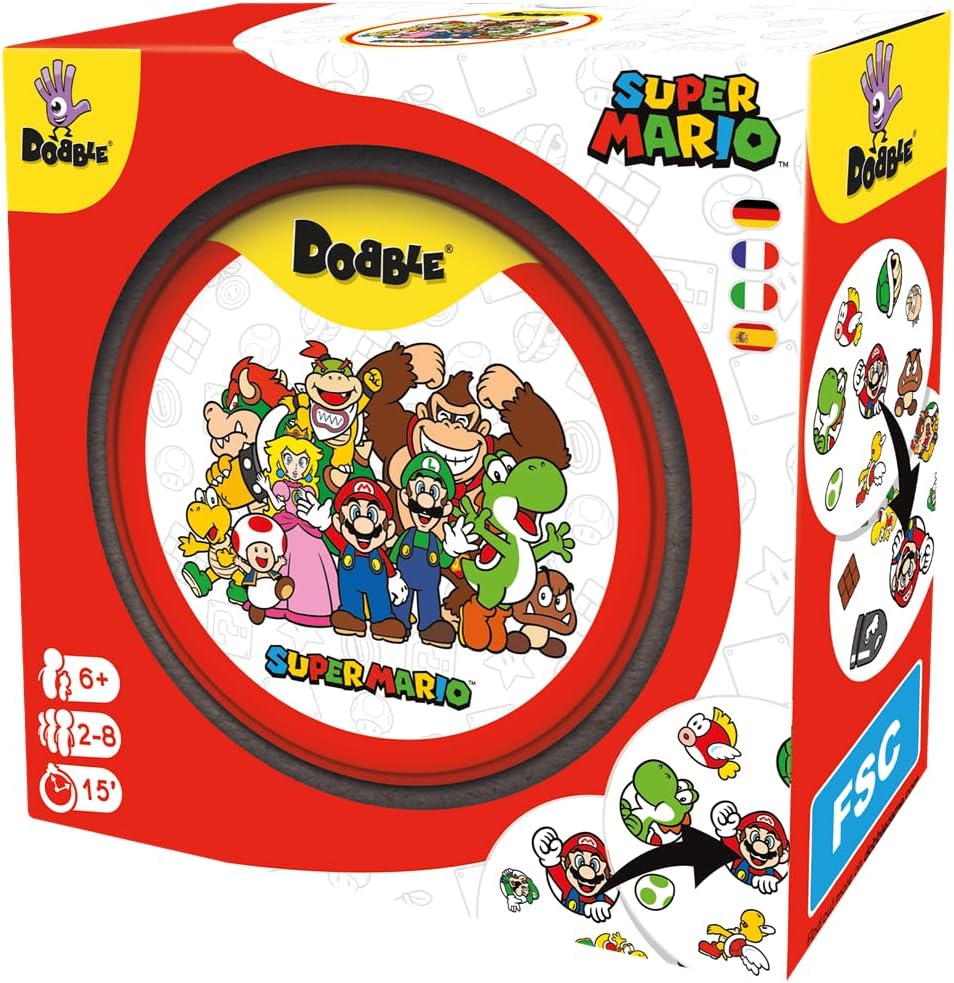 Zygomatic Dobble Super Mario Kartenspiel für 10 Euro 💸 | EasyDealz